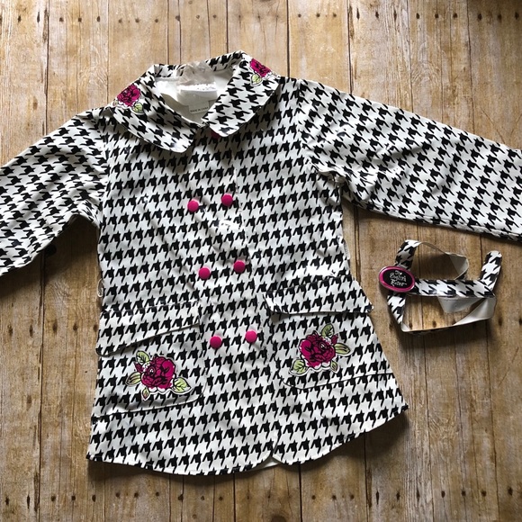 Kidorable | Jackets & Coats | Kidorable English Roses Houndstooth ...